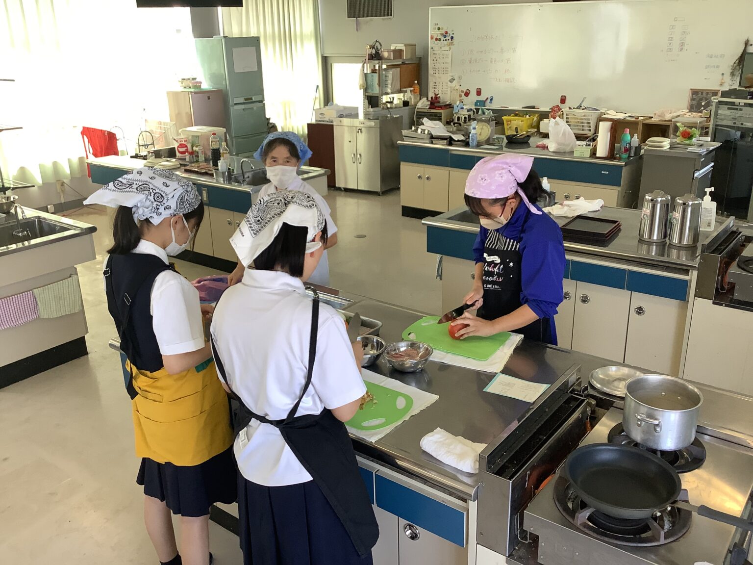 Cooking Club- JHS Participation – Yamamura Kokusai High School